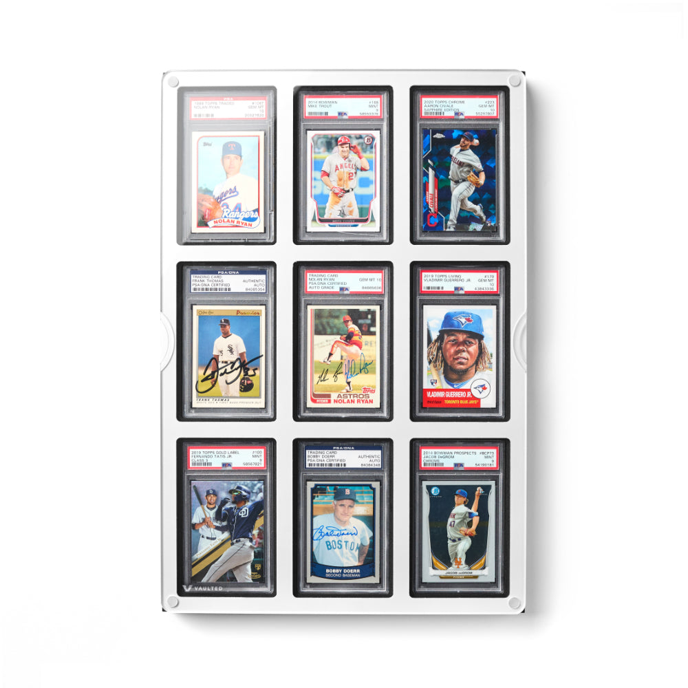 Card Display Plus (PSA/CGC) - Satin White - Vaulted